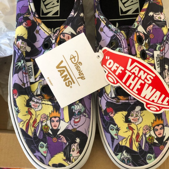 Vans | Shoes | Limited Edition Disney Villain Vans | Poshmark